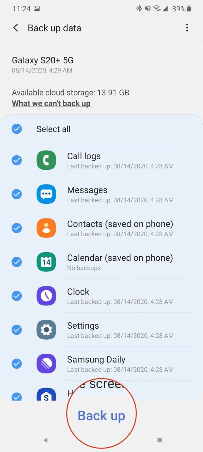 How to back up the data on your Samsung phone using Samsung Cloud ...