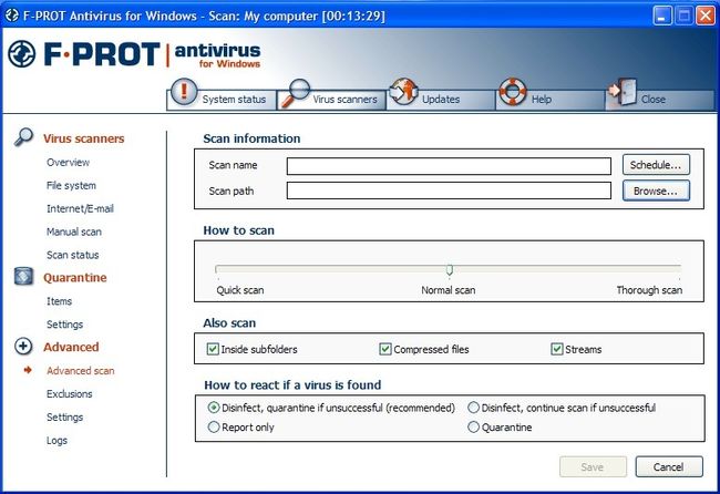 F-Prot Antivirus 6.0.9.6 2011 Review - Pros, Cons and Verdict | Top Ten ...
