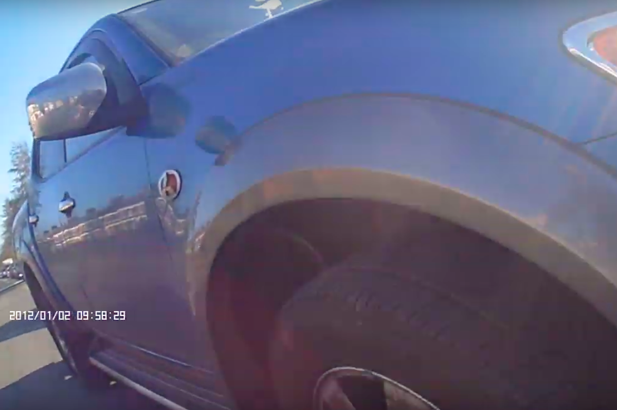 Moment cyclist attacked by road rage driver caught on camera | Cycling ...