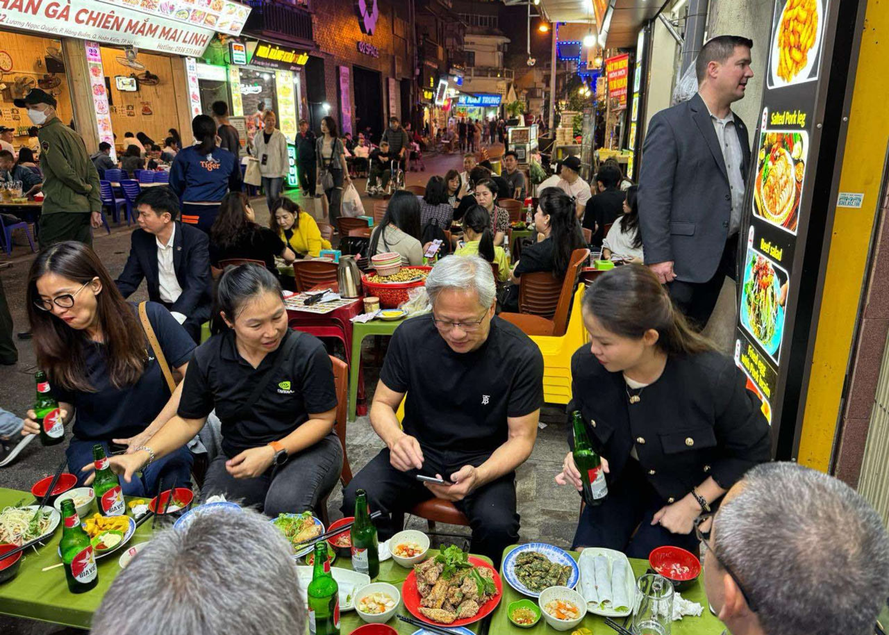 Nvidia CEO Jensen is worth $42 billion but still eats street food at ...