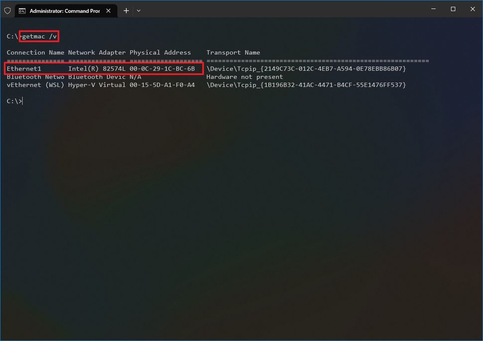 How to find your PC's MAC address on Windows 10 | Windows Central