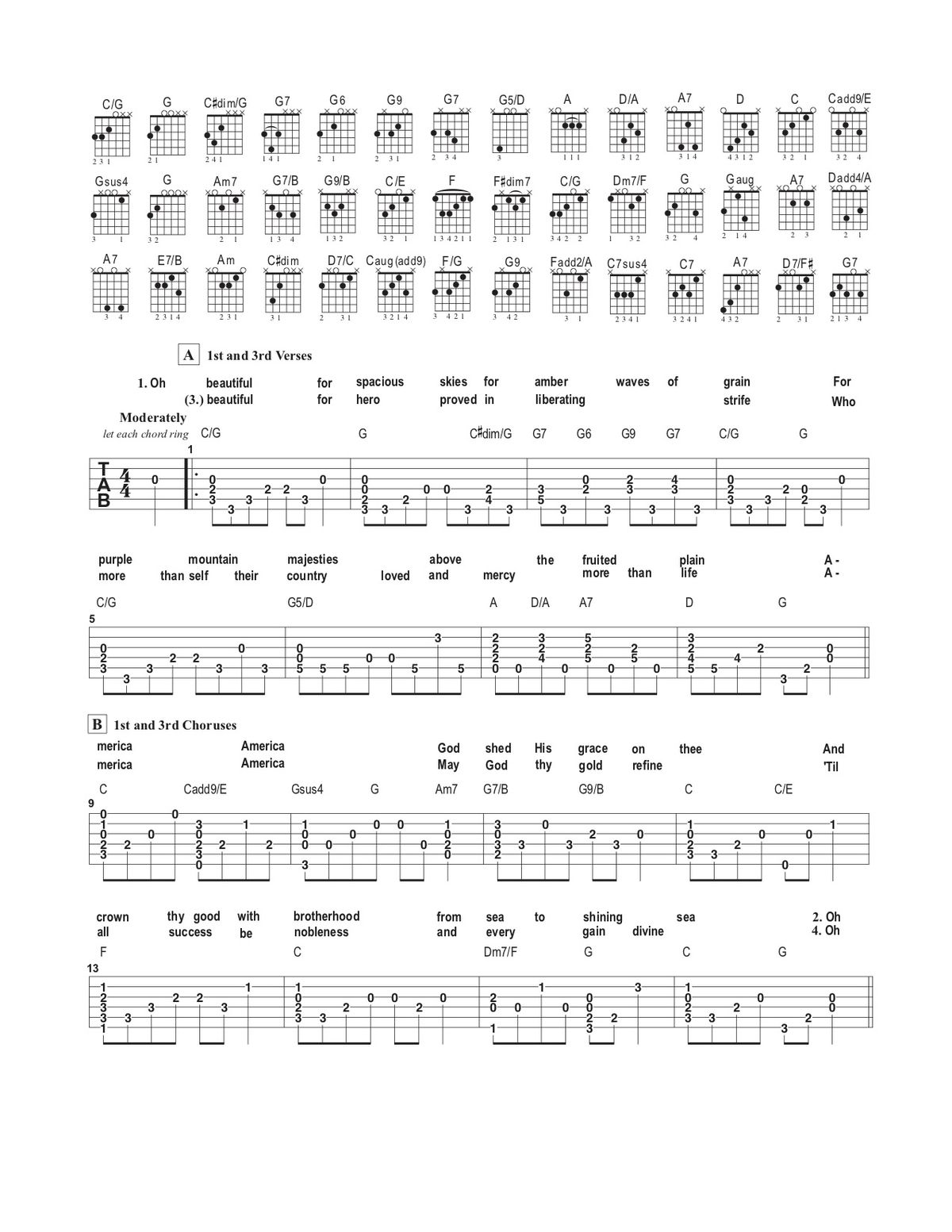 Learn How to Play "America, the Beautiful" | Guitar World