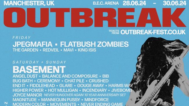 Outbreak festival unveils Basement as first 2024 headline act, with ...