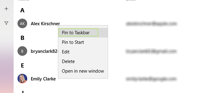 How to Pin Contacts to the Windows 10 Taskbar | Laptop Mag