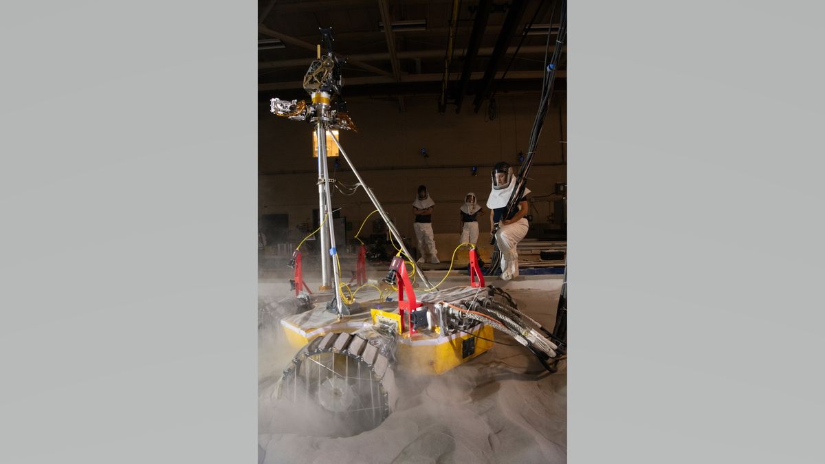 Watch A Nasa Moon Rover Complete A Lunar Obstacle Course Space