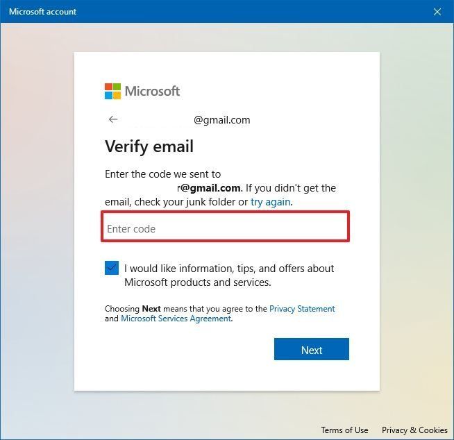 How to create a Windows 10 account using any email address | Windows ...