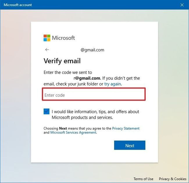 How to create a Windows 10 account using any email address | Windows ...