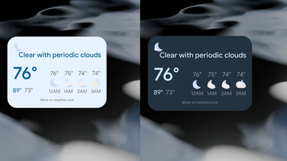 Android 12 users are getting a free Google weather widget upgrade ...