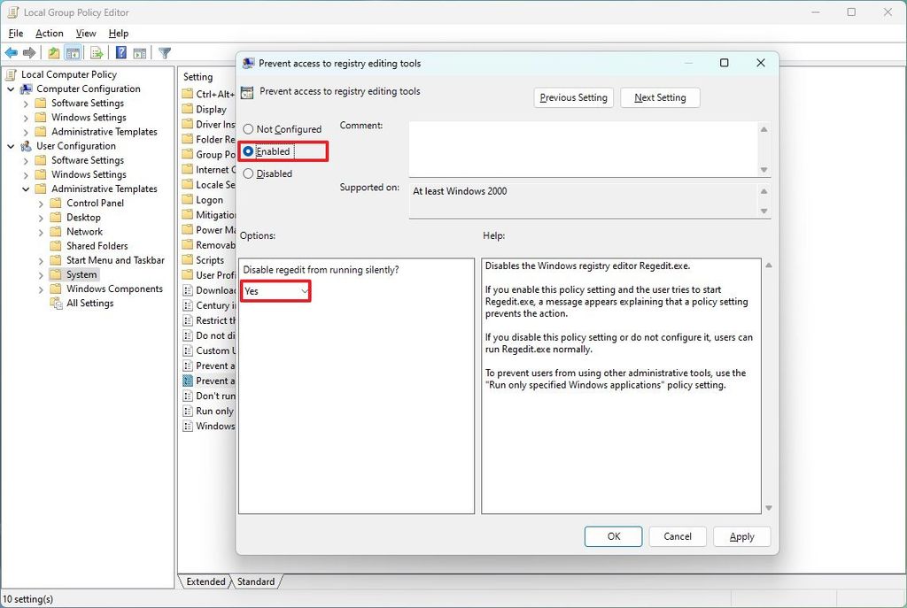 How to restrict access to Registry on Windows 11 | Windows Central