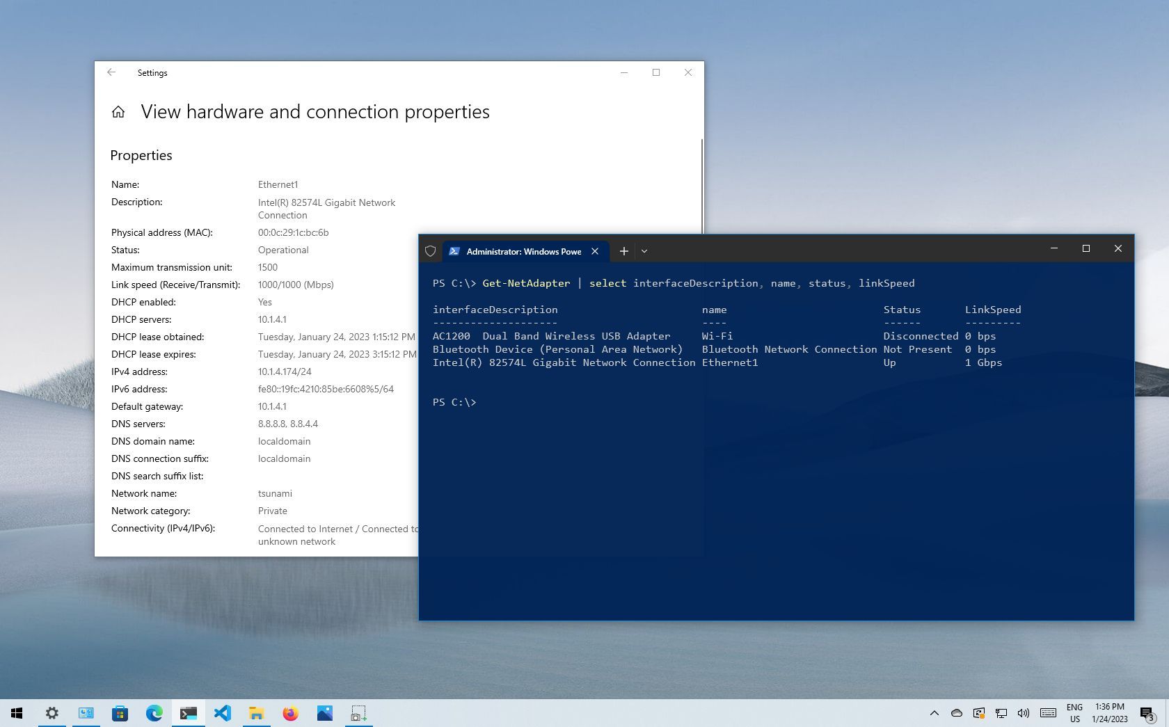 How To Determine Wi Fi And Ethernet Connection Speed On Windows 10 Windows Central