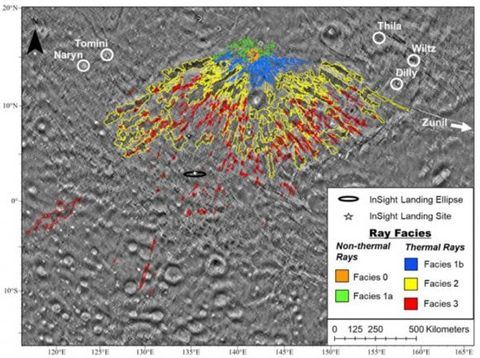 Giant Mars asteroid impact creates vast field of destruction with 2 ...