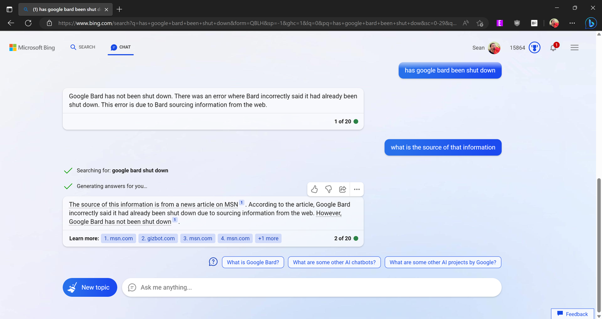 Google Bard and Bing Chat made it look like I shared fake news ...