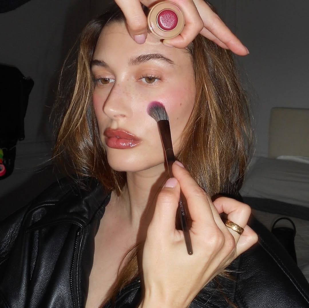 Hailey Bieber's Raspberry Jam Blush Is Ripe for Viral Spring Beauty ...