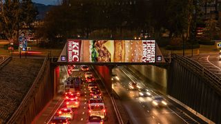 KFC reaches new heights in towering billboard ad | Creative Bloq