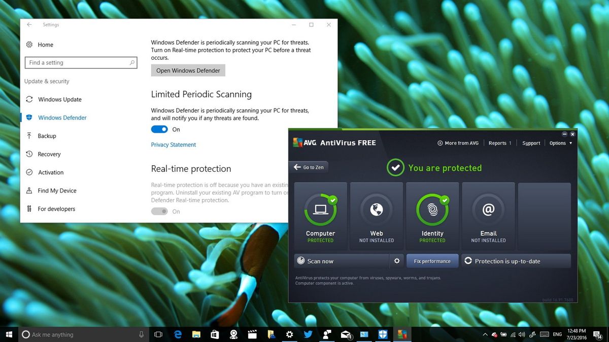 What's new in Windows Defender for Windows 10 Anniversary Update ...