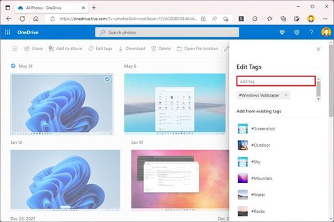 How to use tags for pictures in OneDrive | Windows Central