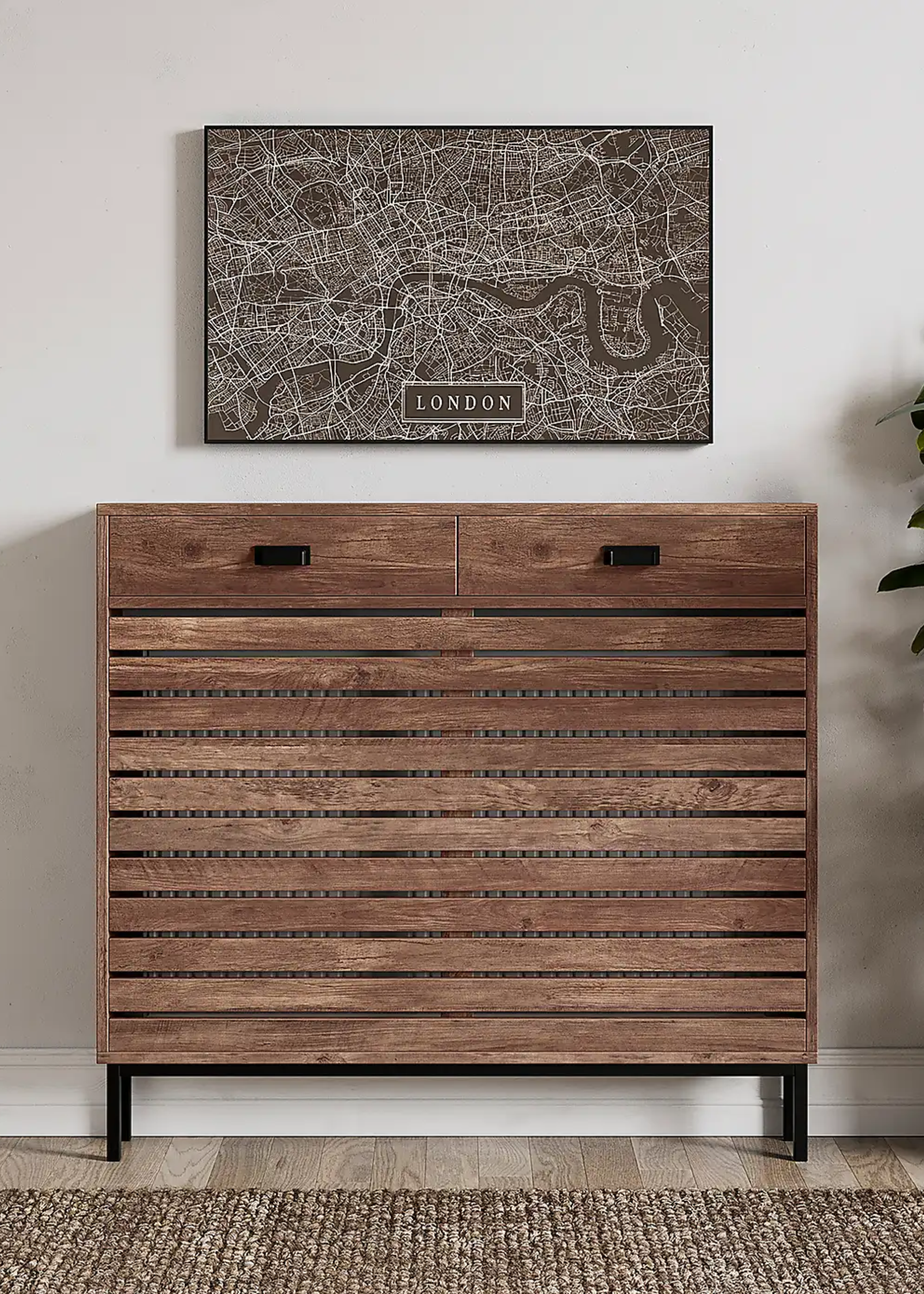 A Design-Forward Radiator Cover That Also Includes Storage