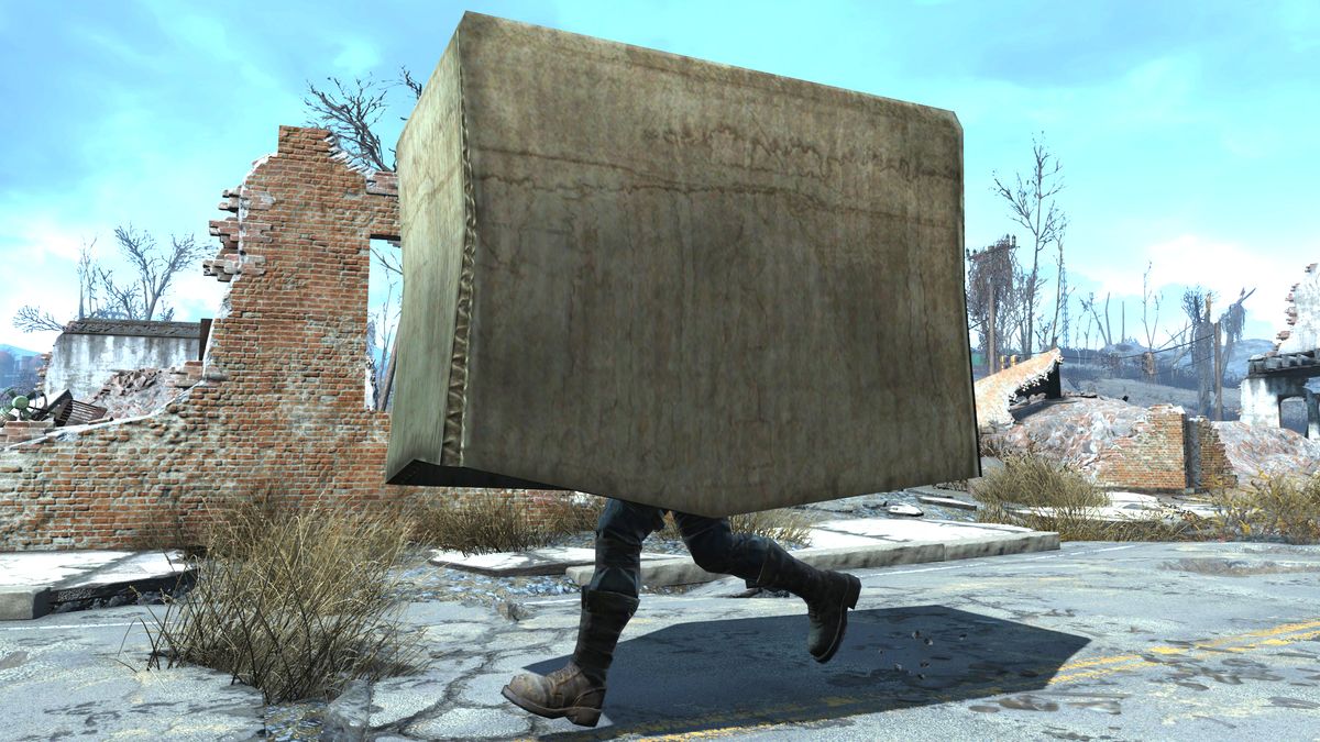 Fallout 4 gets Snake-level stealth with the Metal Gear Solid cardboard ...