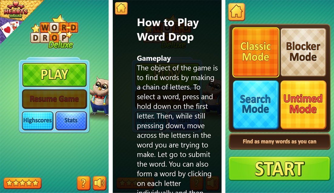 Word Drop Deluxe – a collection of word puzzles for Windows Phone and ...