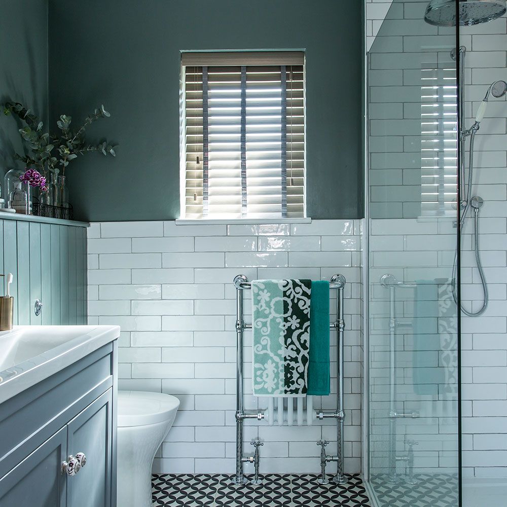 Bathroom makeover with walk-in shower and grey colour scheme | Ideal Home