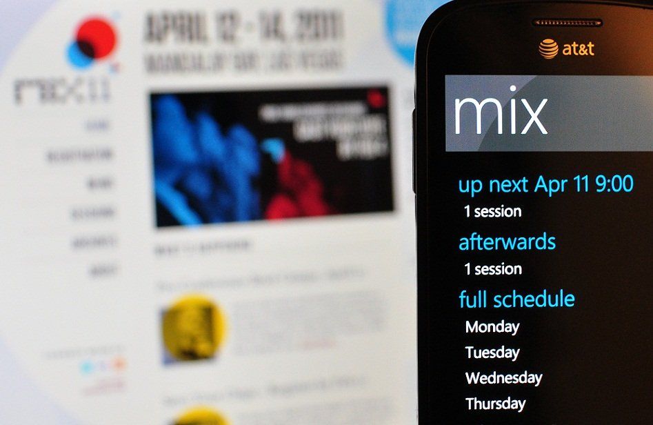 MIX11 app for Windows Phone now available [Developers] | Windows Central