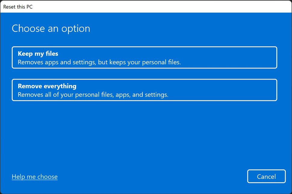 How to Factory Reset a Windows 10 or 11 PC | Tom's Hardware