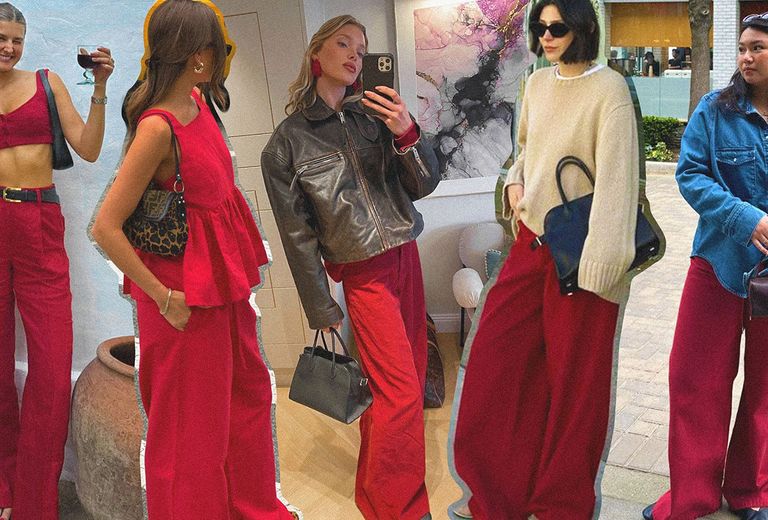Red Pants Are Trending—Here's How to Wear Them | Who What Wear