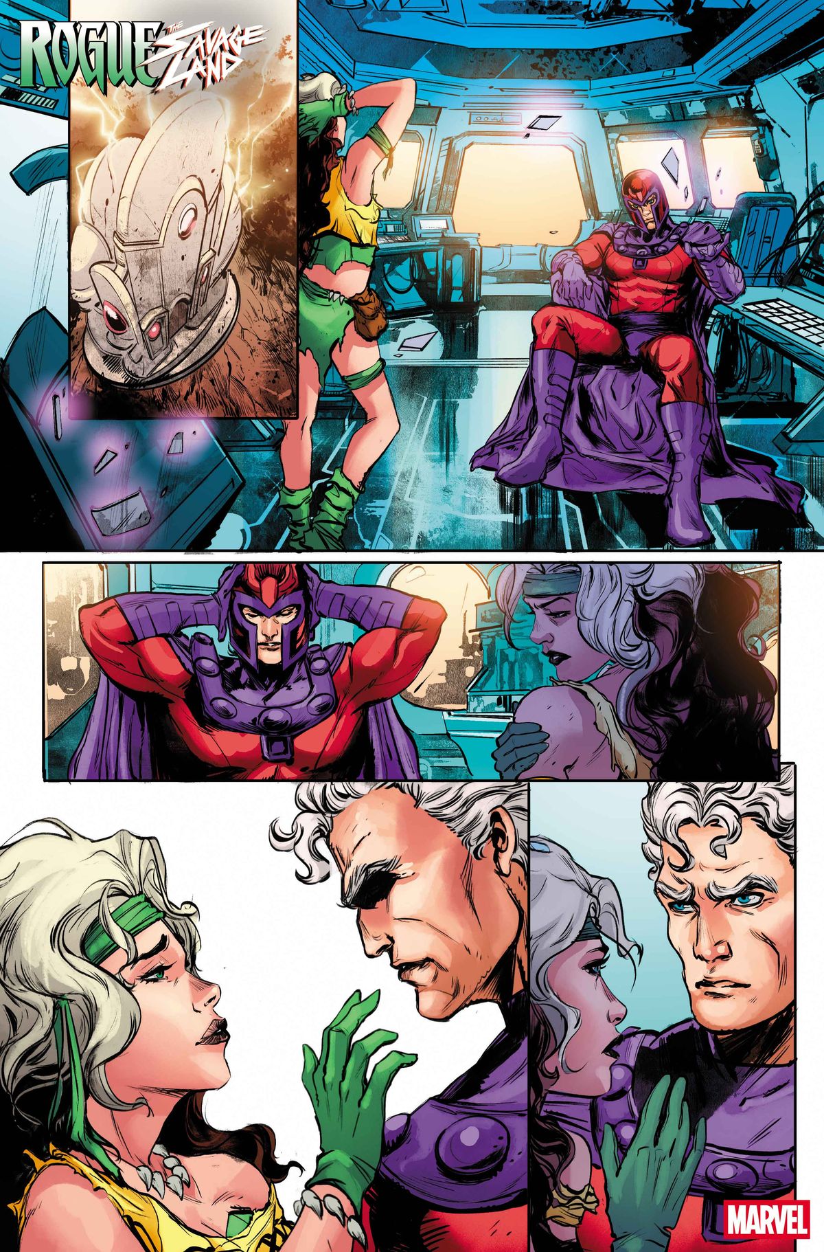 Rogue is dodging dinosaurs and romancing Magneto in our first look at ...