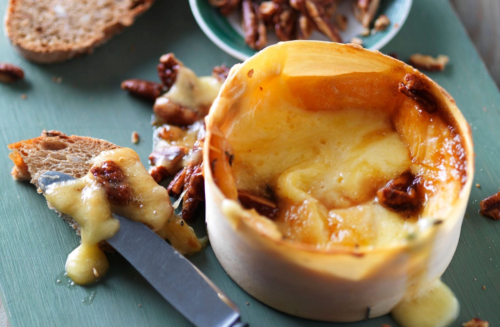 Baked cheese with maple syrup glaze | British Recipes | GoodtoKnow