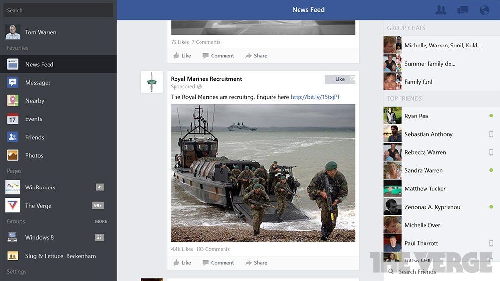 Facebook officially arrives for Windows 8.1 | Windows Central