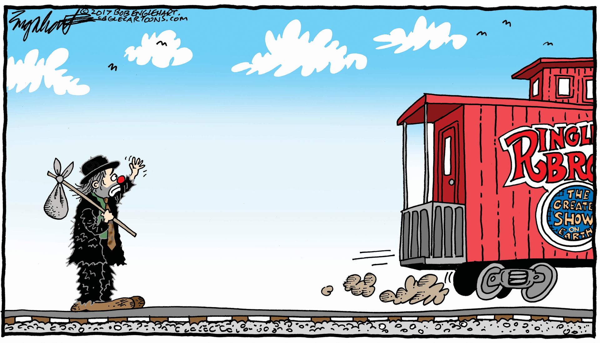 Editorial cartoon U.S. Ringling Brothers Circus | The Week