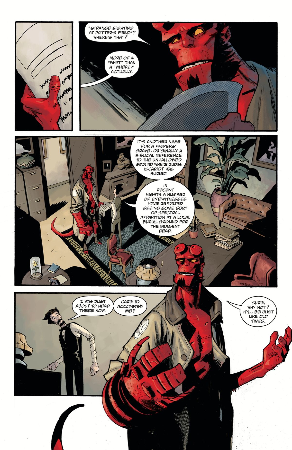 Hellboy reunites with his dad in Forgotten Lives preview | GamesRadar+