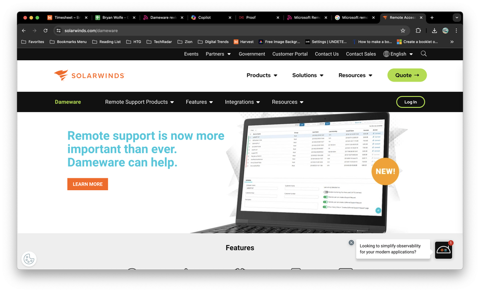 Dameware review: Impressive features but disappointing performance ...
