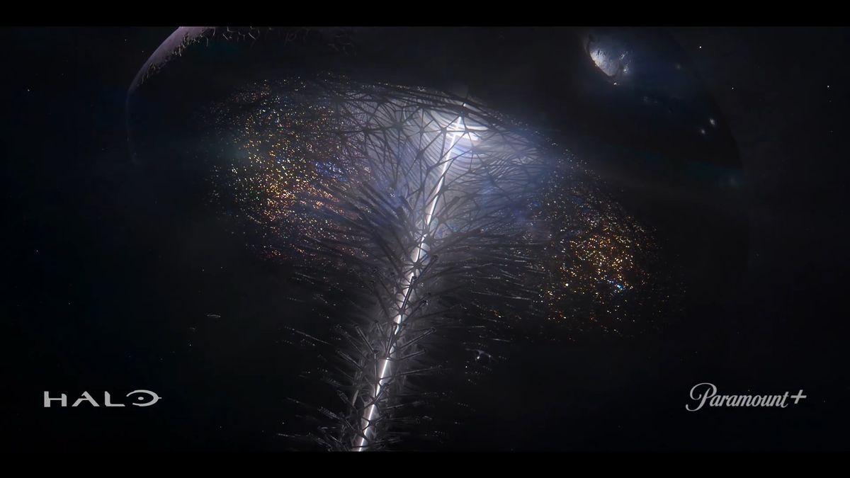 The Halo TV series trailer was short, but it has some nice sci-fi shots ...