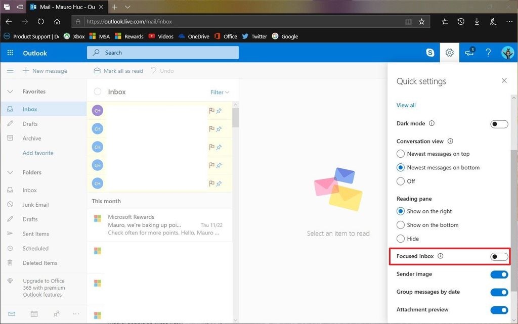 How to use Focused Inbox in Outlook | Windows Central