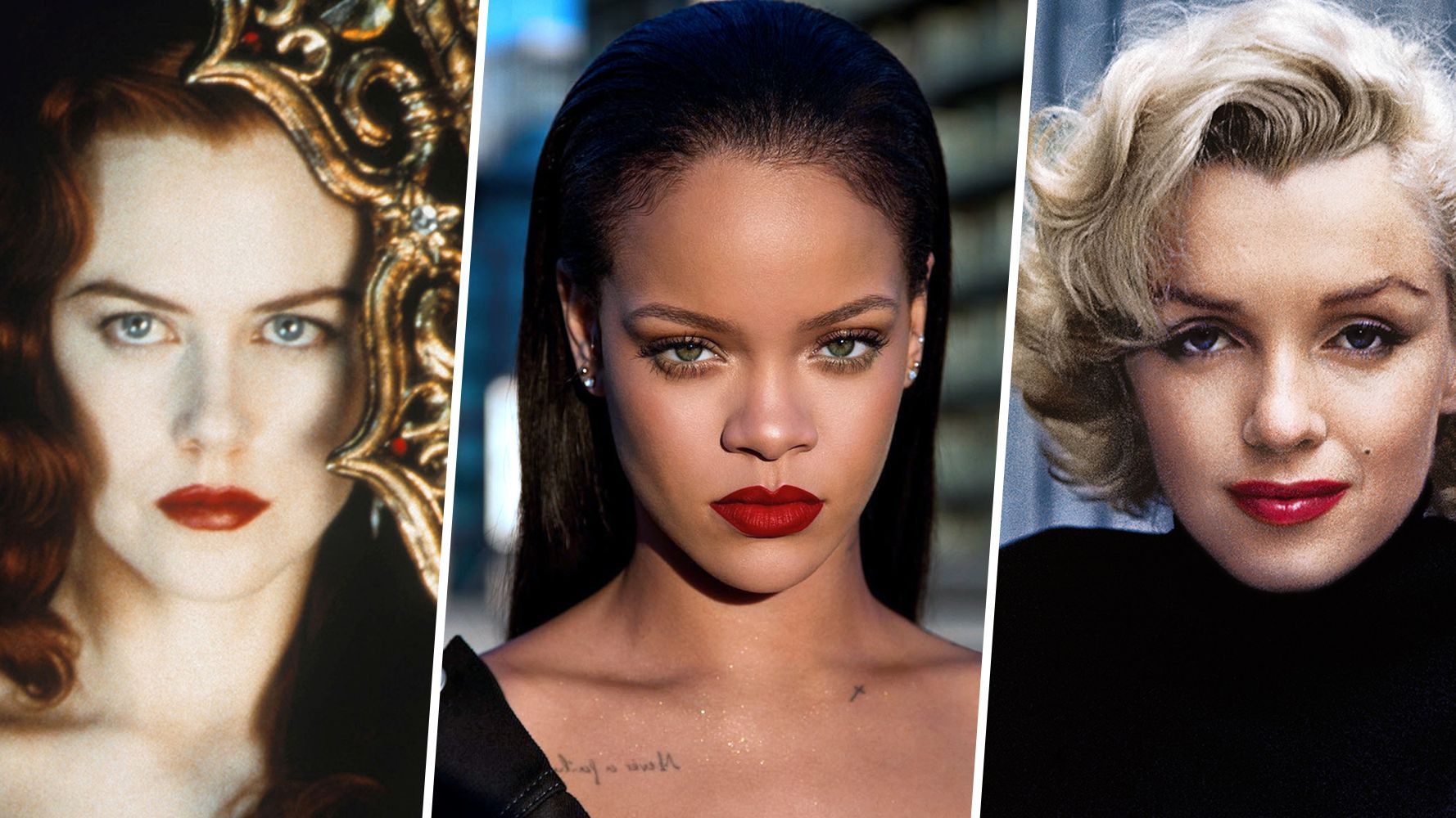 30 Most Iconic Red Lip Looks of All Time - Celebrity Red Lipstick Ideas ...