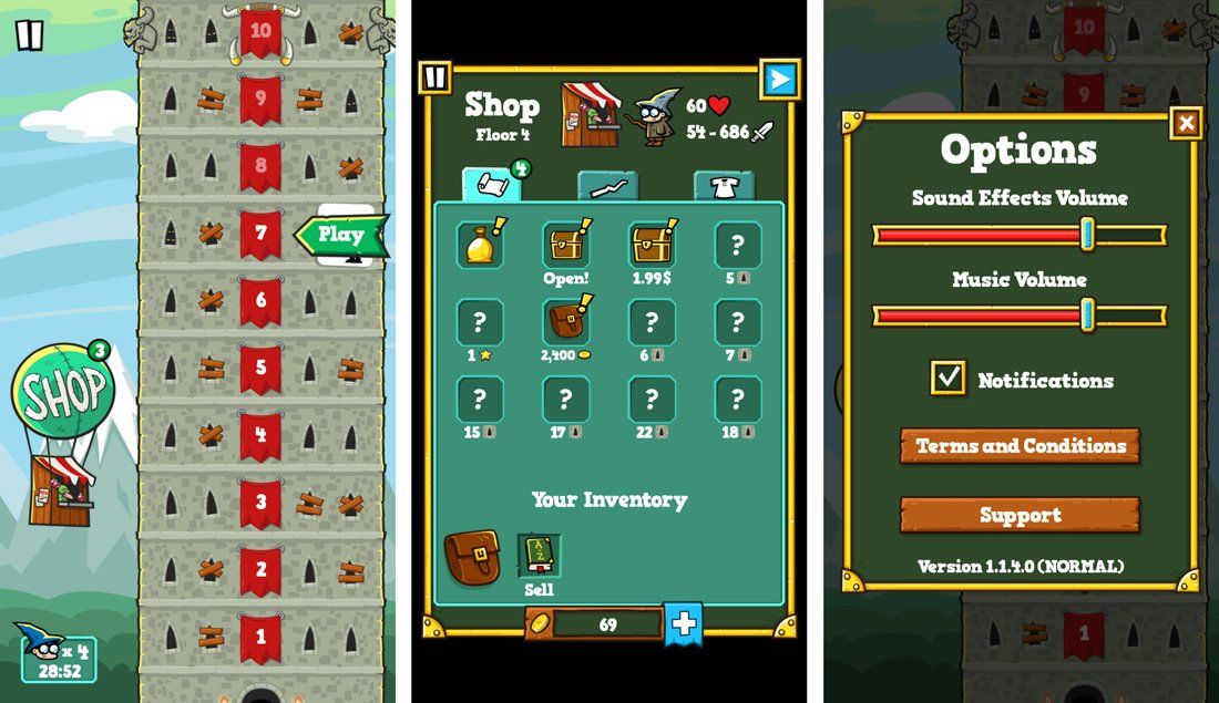 Spellspire, a Windows 10 Mobile mashup of word games and role-playing ...