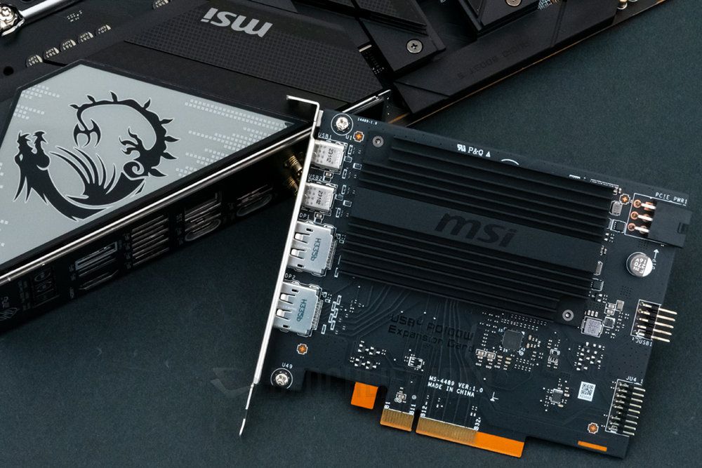 MSI Add-on Card hits 3,700 MB/s with USB4 over Thunderbolt 3, has 100W ...