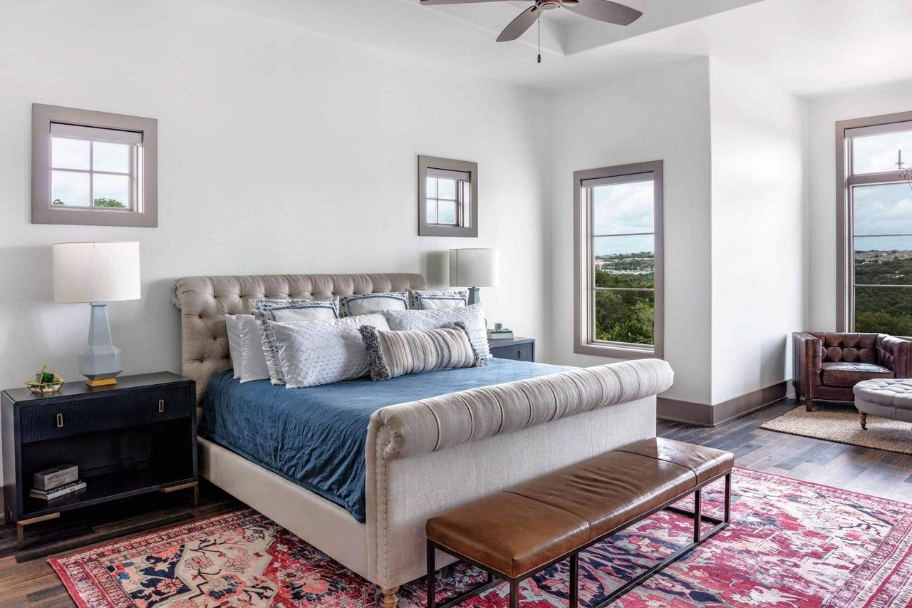 A new build home in Texas receives a dose of character and charm ...