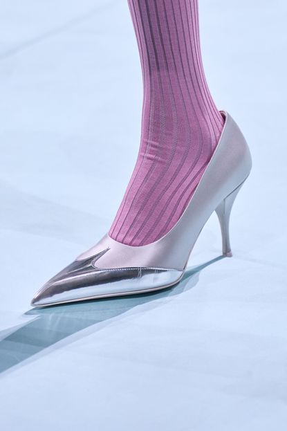 Sorry, Flats—Silver Pointed Heels Are Going to Rule 2025 | Who What Wear UK