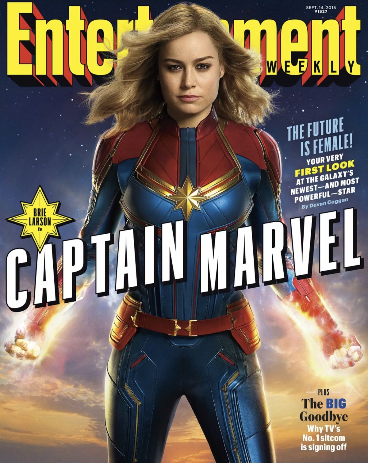 Captain Marvel first look image revealed | GamesRadar+