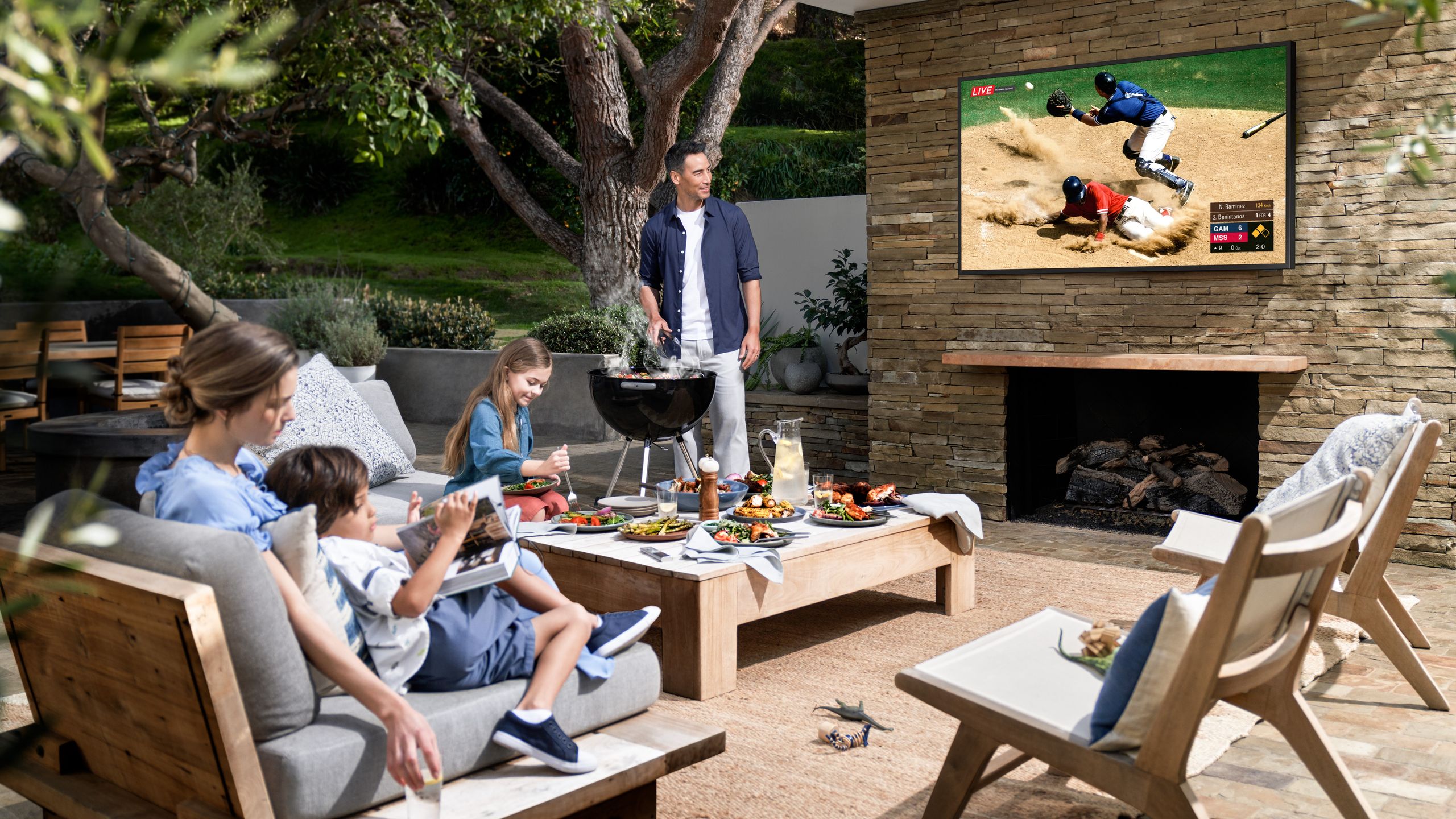 Samsung launches new 75-inch outdoor TV for those sunny days | TechRadar