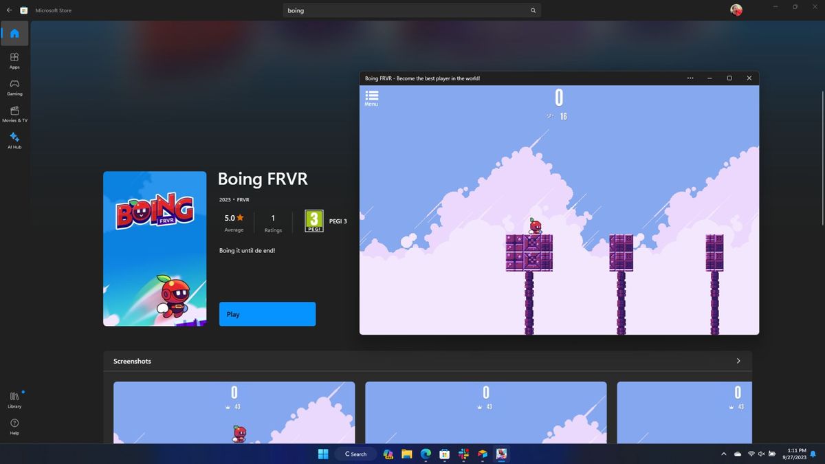 Windows 11 September 2023 update adds Instant Games feature | Windows ...