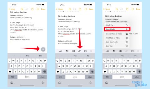 How to make an audio recording in the iOS 18 Notes | Tom's Guide