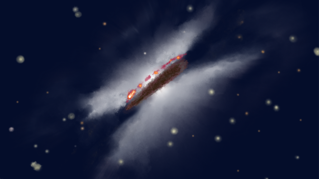 Astronomers discover cosmic hamburger has the potential to grow giant ...