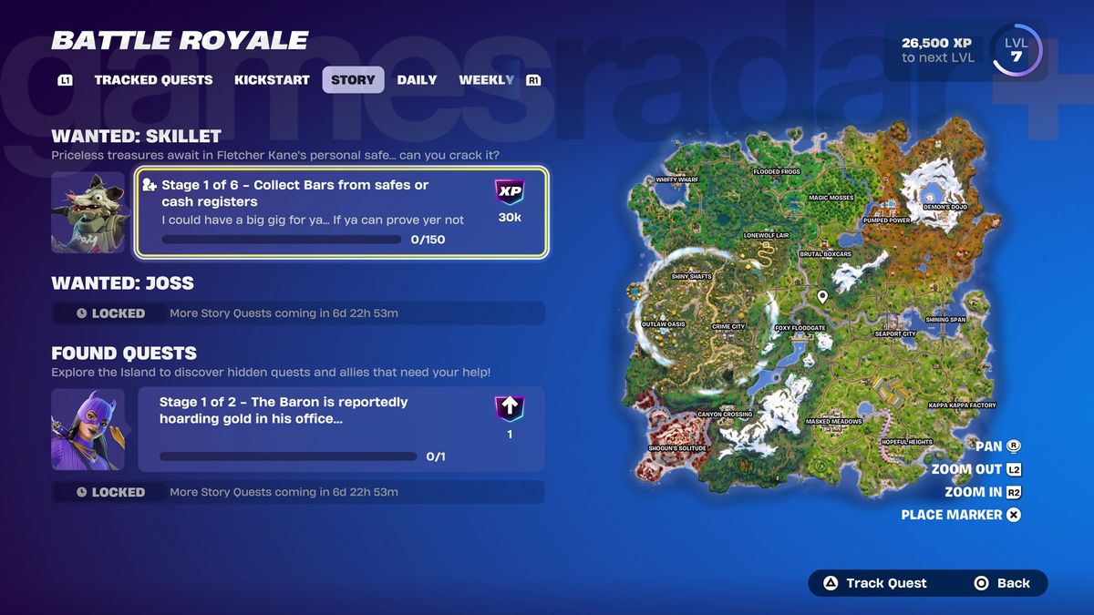 Fortnite Quests in Chapter 6 Season 2 | GamesRadar+