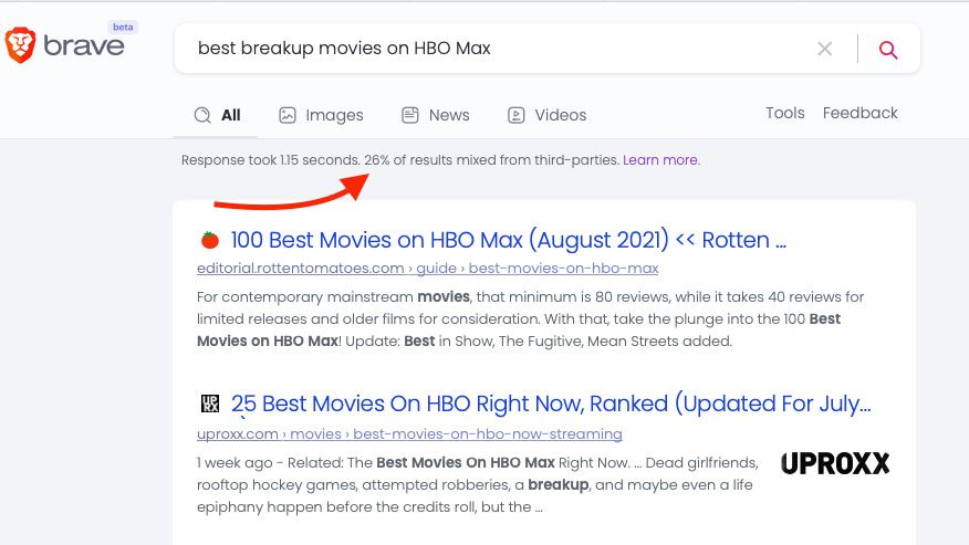 Brave Search search engine review | TechRadar