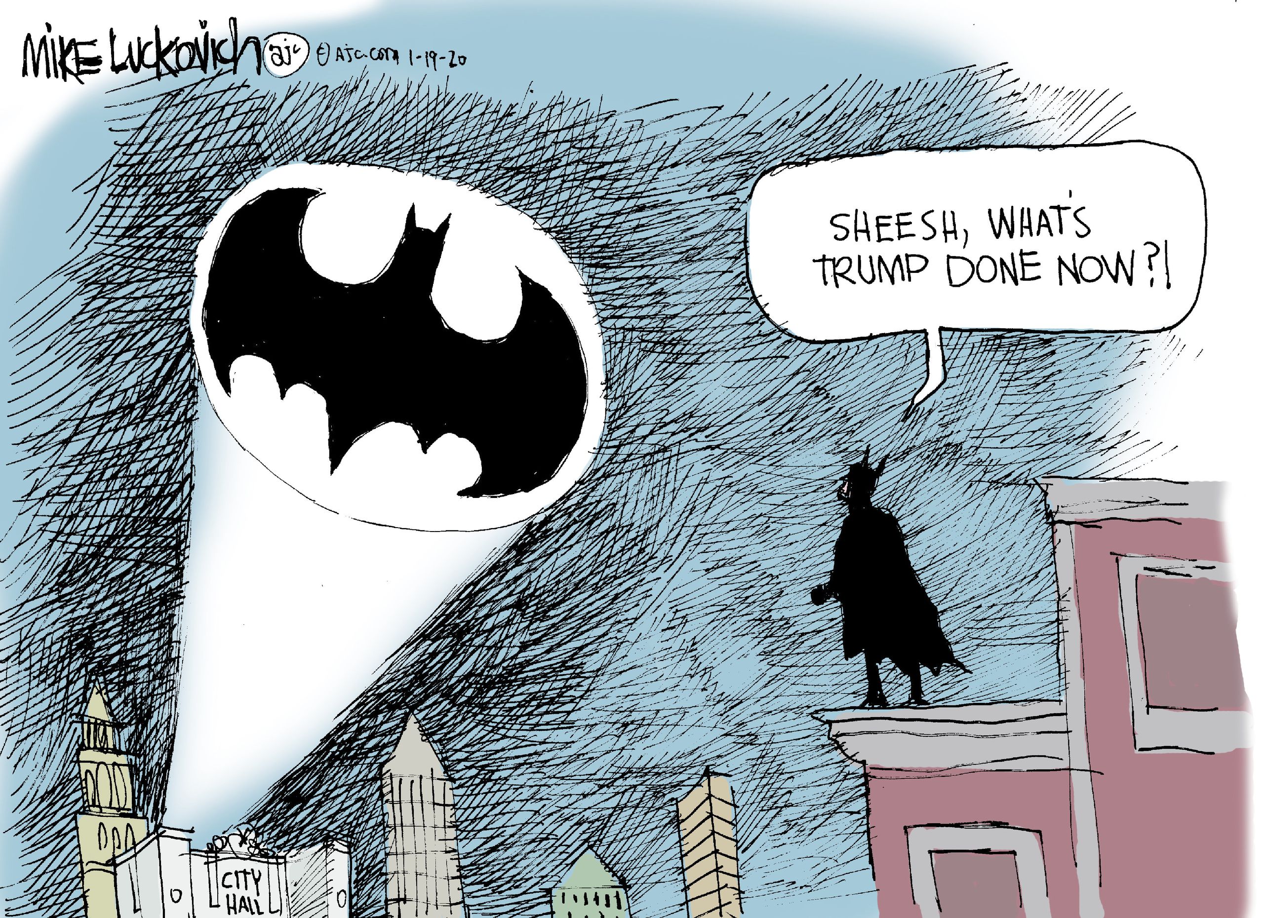 Political Cartoon U.S. Trump Batman dc comics | The Week
