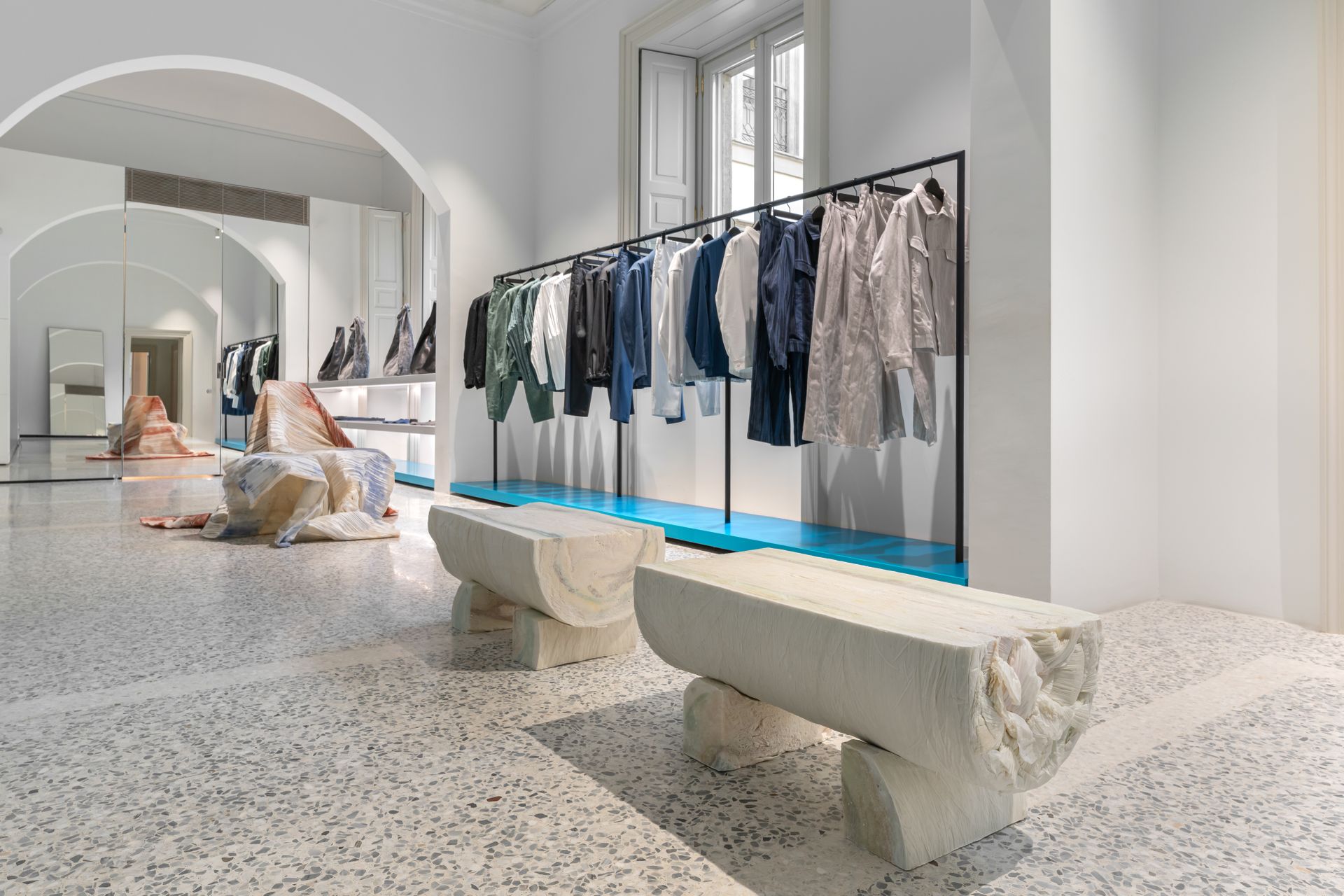 For Issey Miyake at Milan Design Week, paper turns 3D material | Wallpaper*