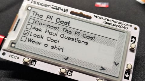 Pimoroni Badger 2040 Review: A Wearable Screen | Tom's Hardware